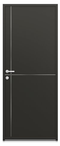 Porte d'entrée aluminium - Collection Perspective - K•LINE